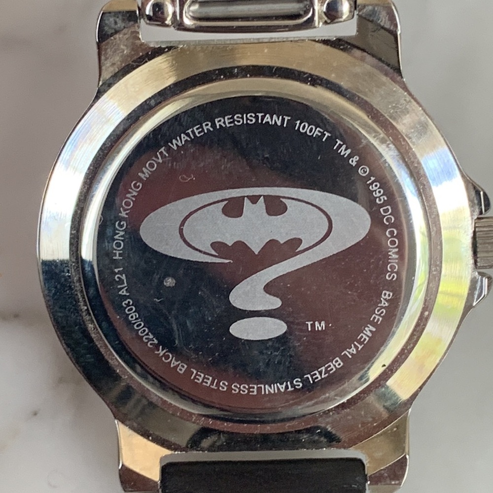 Batman Glow Dc Diver Water Restraint Watch Comic Stai… - Gem